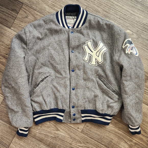 MLB | Jackets & Coats | Vintage 9s New York Yankees Mlb Wool Varsity ...